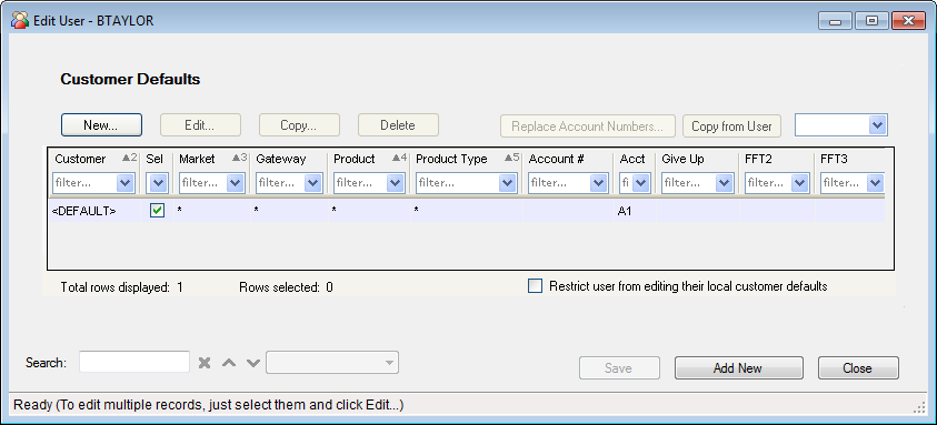 How to Set Up Customer Defaults | Trading Technologies How to Set Up Customer Defaults | Trading Technologies